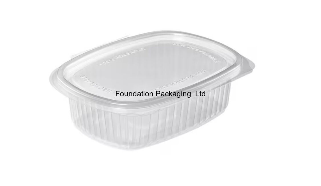 250cc Hinged Lid Salad Box SB0002