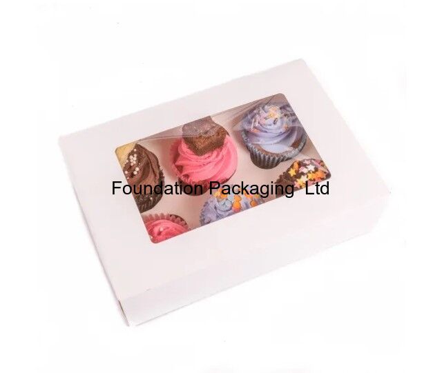 Shop 12 Cupcake Box with Window Online | A.M. Packaging Mansfield LTD
