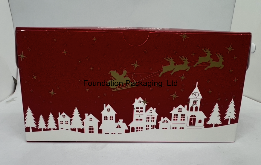 Bakery Products :: Mince Pie Boxes :: Qty (25) Premium Red with ...