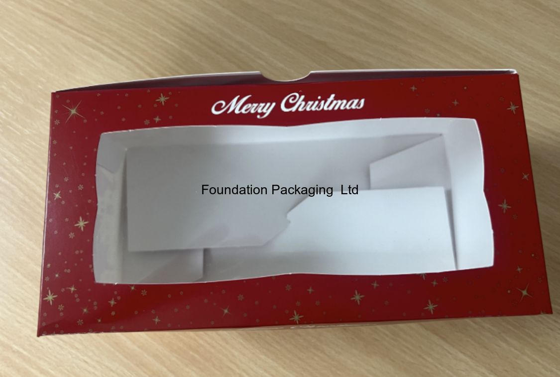 Bakery Products :: Mince Pie Boxes :: Qty (25) Premium Red with ...
