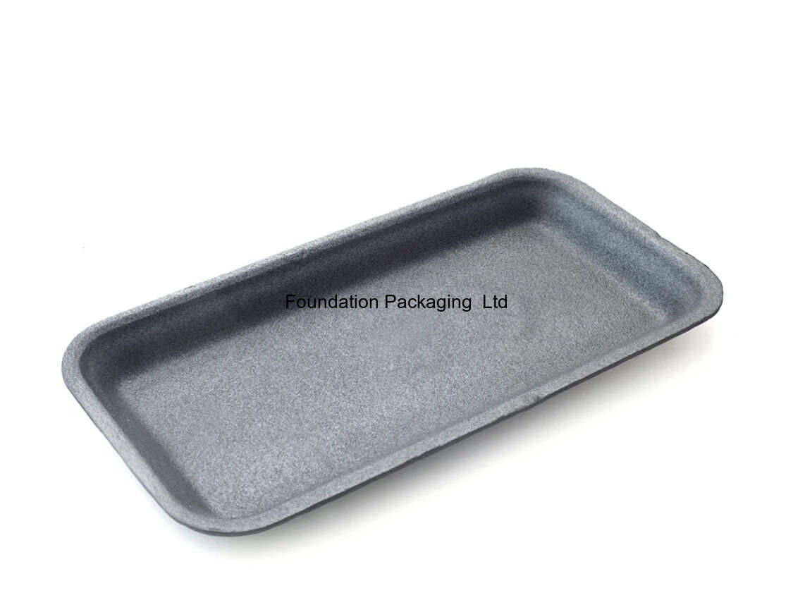 D14 Black Polystyrene Trays Online | A.M. Packaging Mansfield LTD