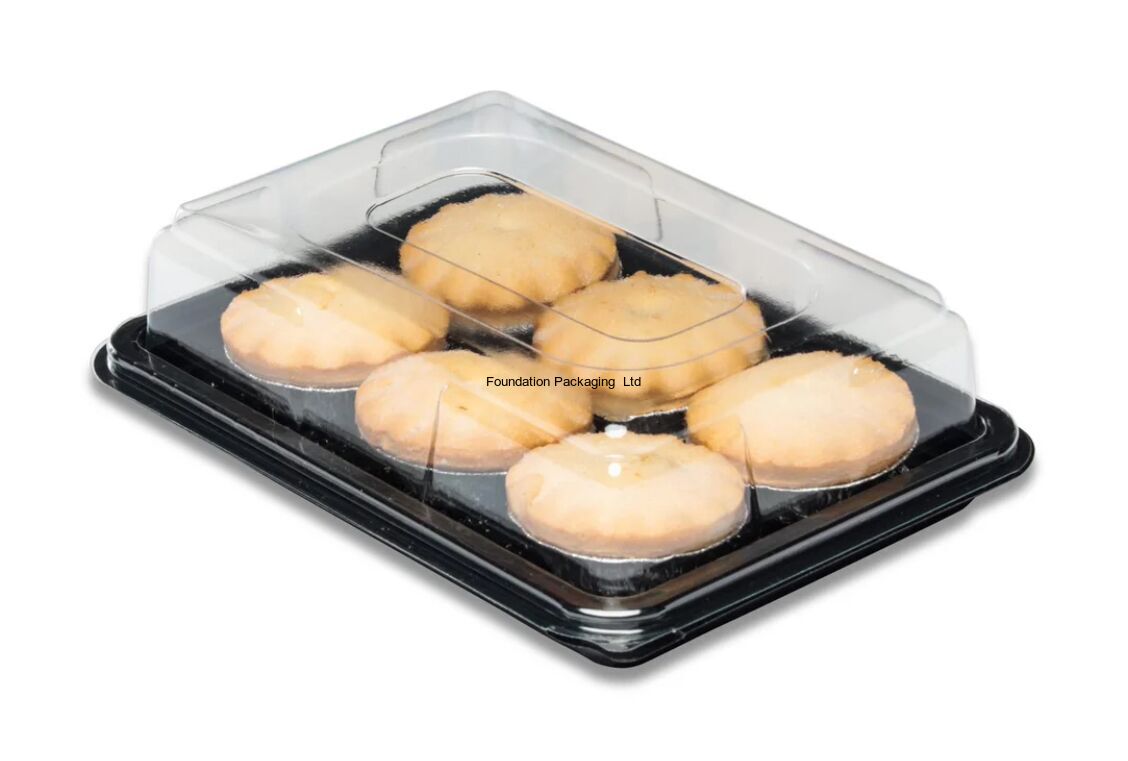 Premium Small Black Octagonal Platters | A.M. Packaging Mansfield LTD