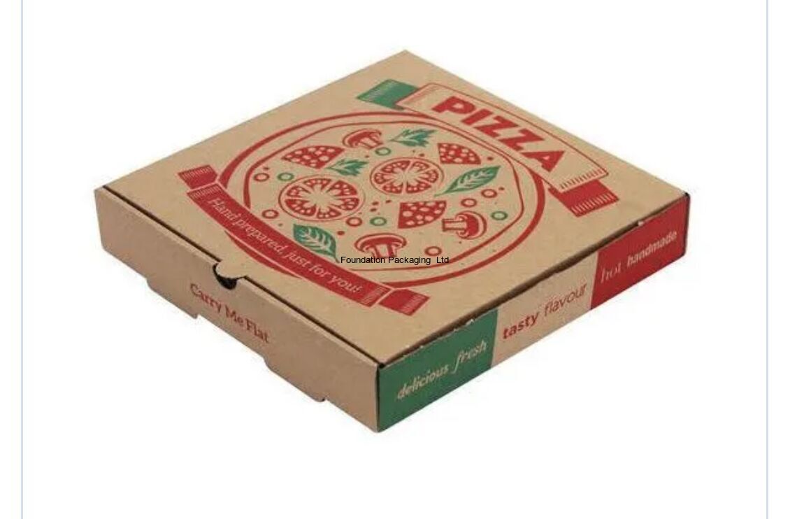 10" Pizza Box Brown Plain x 100 | A.M. Packaging Mansfield LTD